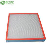 China High Temperature Resistant Panel Pre-Filter with Aluminum Alloy Frame - H13-H14 Efficiency 99.95-99.995% for sale