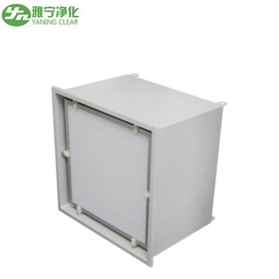 China HEPA Filter Terminal Box with Draught Fan - 1200 m³/h Air Flow, 120W Power for Clean Room Applications for sale