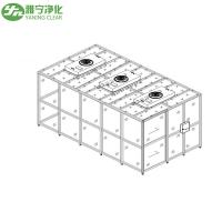 China Custom 4500×2500×2400mm Steel Frame Clean Room Booth for Automotive Coating Lines with Modular Design for sale