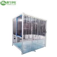 China PMMA Hardwall Pharmaceutical Weighing Booth with Anti-Static Curtain Door - 100-10000 Class Clean Room, 0.3-0.5 m/s Air Velocity for sale