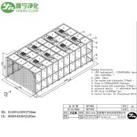 China ISO 7 Class 10000 Clean Room Dispensing Booth with 99.999% HEPA Filtration and 0.45m/s Air Velocity for sale