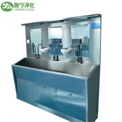 China 304 Stainless Steel Surgical Scrub Sink 800mm Width for Hospital Hand Washing for sale