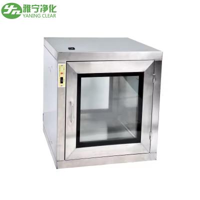 China 304 Stainless Steel Cleanroom Pass Box 600x600x600mm Mechanical Interlock for Food Industry for sale