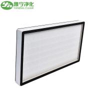 China Panel Filter Construction Customized H13 Deep Pleat HEPA Filter with Aluminum Frame for sale