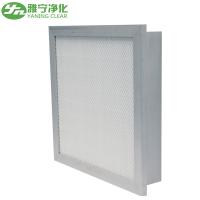 China Panel Filter Construction Customized H13 Deep Pleat HEPA Filter with Aluminum Frame for sale