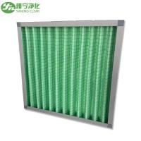 China High Performance Pre Air Filter G1 ~ G4 Pleated Panel Filter CE / ISO Aproved for sale