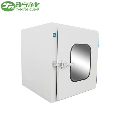China Cleanroom Pass Box Mechanical Interlock 500x500x500mm Baking Lacquer Board Shell for sale
