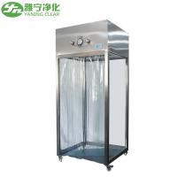 China Stainless Steel Laminar Air Flow Sampling Booth 0.3m/s Class 100 HEPA Filter Antistatic Curtain for sale