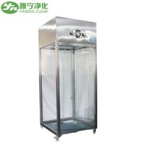 China Stainless Steel Laminar Air Flow Sampling Booth 800×800×1200mm ISO 5 Class 100 GMP Compliant for sale