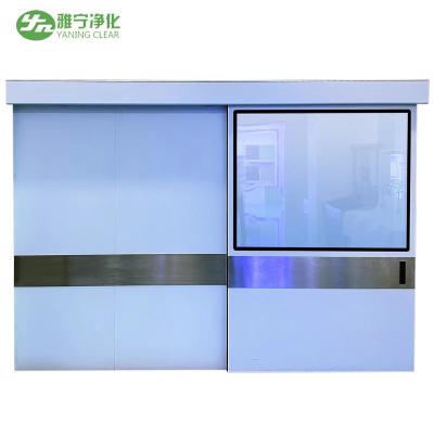 China Stainless Steel Medical Airtight Automatic Sliding Door 40mm Thickness 1500x2500mm Customizable for sale