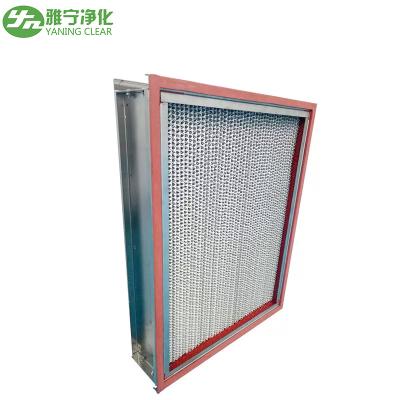 China SS304 High Temperature HEPA Air Filter Glass Fiber Media 250℃ Oven Equipment for sale