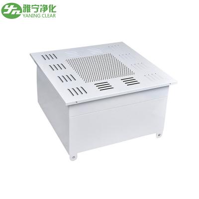 China BFU Powder Coating Steel Hepa Filter Terminal Box 534x534x400mm 120W Fan Filter Unit for sale