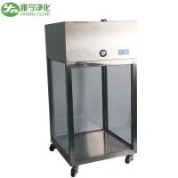 China Stainless Steel Raw Material Sampling Booth With Pressure Gauge And UV Light for sale