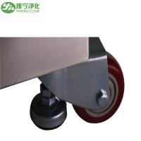 China Stainless Steel Raw Material Sampling Booth With Pressure Gauge And UV Light for sale