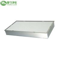 China Disposable Terminal HEPA Filters with Insulation Cotton Hood - H13/H14 Efficiency 99.97-99.999% at 0.3μm, 70℃ Max Temperature for sale