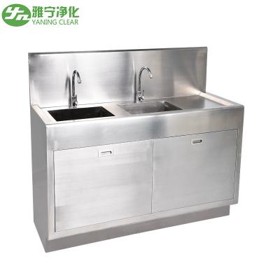 China Stainless Steel Laboratory Hand Wash Sink 1000-2400mm Manual Operation Customizable for sale