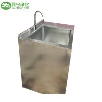 China 304 Stainless Steel Laboratory Hand Wash Basin with Sensor Faucet - 1600×600×900mm, 40-80L Tank Capacity for sale
