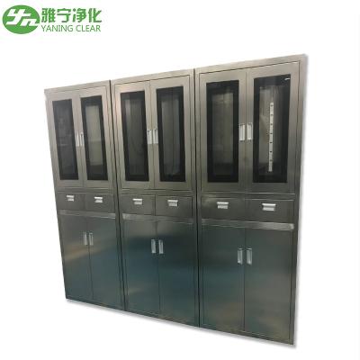 China SUS304 Stainless Steel Hospital Cabinets 415mm Depth with Drawers for Operating Room Storage for sale