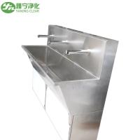 China 304 Stainless Steel Medical Hand Wash Sink with 40-80L Tank and 2000W Heater for Hospital Surgical Scrub for sale
