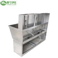 China 304 Stainless Steel Medical Hand Wash Sink with 40-80L Tank and 2000W Heater for Hospital Surgical Scrub for sale