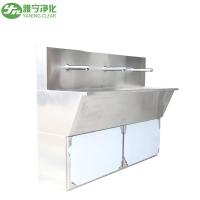 China Customized 304 Stainless Steel Medical Scrub Sink 0.8-1.2mm Thickness for Hospital Wash Basin for sale