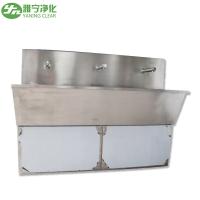 China 304 Stainless Steel Medical Hand Wash Sink with 40-80L Tank and 2000W Heater for Hospital Surgical Scrub for sale