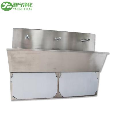 China 304 Stainless Steel Medical Hand Wash Sink with 40-80L Tank and 2000W Heater for Hospital Surgical Scrub for sale