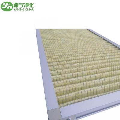China G4 Activated Carbon Panel Air Filter Aluminum Frame 595x595x46mm Pre Filter for sale