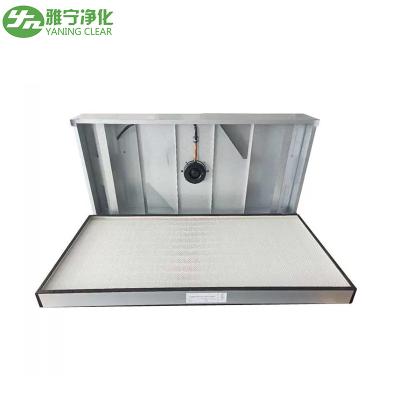 China Clean Room HEPA Fan Filter Unit with 99.995% Efficiency at 0.3µm and 800-2000 m³/h Air Flow for sale