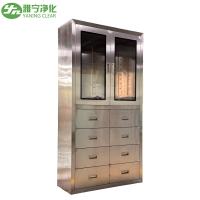 China 304 Stainless Steel Medical Cabinet 0.8-1.2mm Thickness for Hospital Lab Acid Alkali Storage for sale