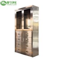 China 304 Stainless Steel Medical Cabinet 0.8-1.2mm Thickness for Hospital Lab Acid Alkali Storage for sale