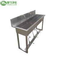 China Stainless Steel Medical Hand Wash Sink with Hand Dryer - 1000x600x1780mm One Person Model for Food Industry for sale
