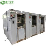 China Double Door Cleanroom Air Shower Fully Automatic Control 1500*2000*2050mm for sale