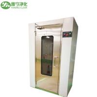 China Color Steel Induction Cleanroom Air Shower Two Side Blow 1800x2300mm 380V for sale