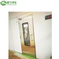 China Color Steel Induction Cleanroom Air Shower Two Side Blow 1800x2300mm 380V for sale