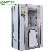 China Automatic Air Shower with 25m/s Air Velocity and 1290×1000×2080mm Dimensions for Cleanroom Decontamination for sale