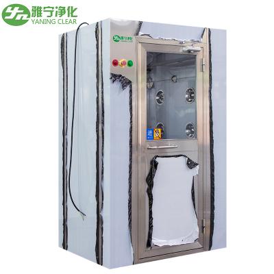 China Automatic Air Shower with 25m/s Air Velocity and 1290×1000×2080mm Dimensions for Cleanroom Decontamination for sale
