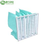 China Aluminum Frame Rigid Bag Filter , Non Woven Air Filter Welding System for sale