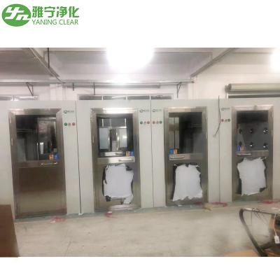 China SS304 Cleanroom Air Shower 0.3um HEPA for Optoelectronic Display 380V 50Hz for sale