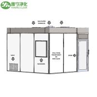 China Stainless Steel Clean Room Booth HEPA Filter 99.99 Efficiency ISO GMP Modular Clean Booth for sale