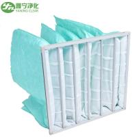 China F5-F8 Pocket Air Filter 595x595x500mm with 3200 m³/h Air Flow for HVAC Systems for sale