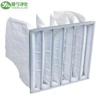 China F5-F8 Pocket Air Filter 595x595x500mm with 3200 m³/h Air Flow for HVAC Systems for sale