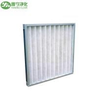 China F5 F6 F7 F8 Medium Efficiency Panel Air Filter 595x595x46mm for HVAC Systems with 3200 m³/h Air Flow for sale