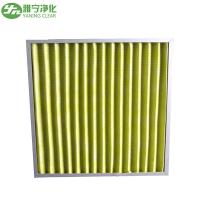 China F5 F6 F7 F8 Medium Efficiency Panel Air Filter 595x595x46mm for HVAC Systems with 3200 m³/h Air Flow for sale