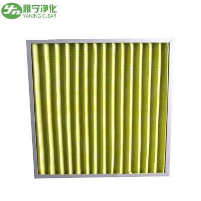 China F5 F6 F7 F8 Medium Efficiency Panel Air Filter 595x595x46mm for HVAC Systems with 3200 m³/h Air Flow for sale