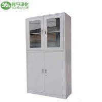 China SUS304 Stainless Steel Hospital Instrument Cabinet 1700mm Height with Tempered Glass for sale