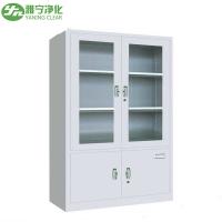 China SUS304 Stainless Steel Hospital Instrument Cabinet 1700mm Height with Tempered Glass for sale