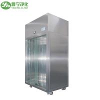 China Toughened Glass Laminar Air Flow Sampling Booth 0.8KW with HEPA Filter ISO 5 Class 100 Clean Room System for sale