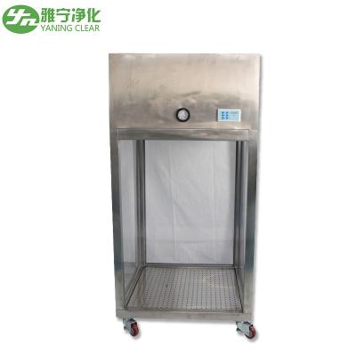 China YANING Portable Clean Sampling Vehicle 800-1200mm Laminar Flow Booth with Class 100 ISO 5 GMP Compliance for sale