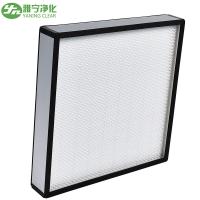 China Mini Pleat HEPA Air Filter Replace H13 HEPA Filter With Galvanized Frame for sale